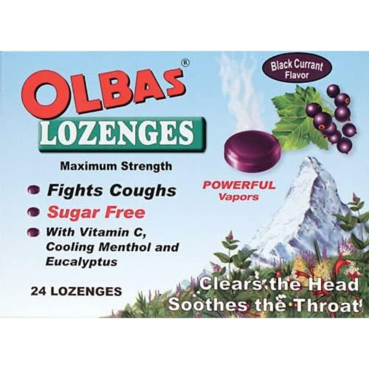 Black Currant Lozenges, 24 Lozenges — Natures Warehouse