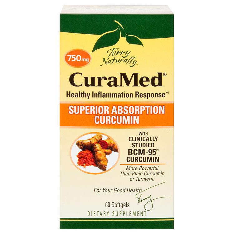 CuraMed® - Superior Absorption Curcumin - 750 mg, 60 softgels — Natures ...