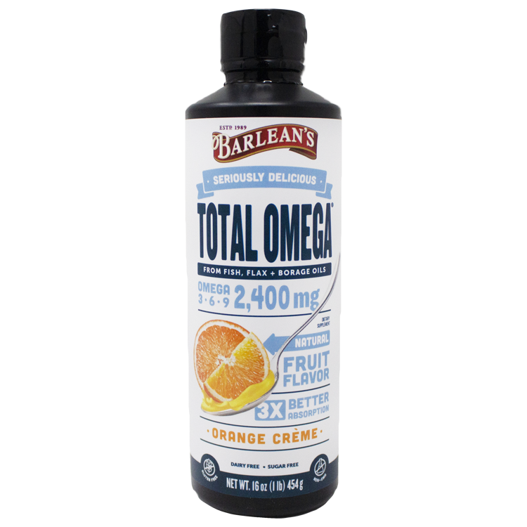 Total Omega Swirl 3-6-9 - Orange Cream Flavor, 16 oz. — Natures Warehouse